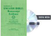 English Bible: Manuscript Evidence (digital medium): Bible Baptist ...